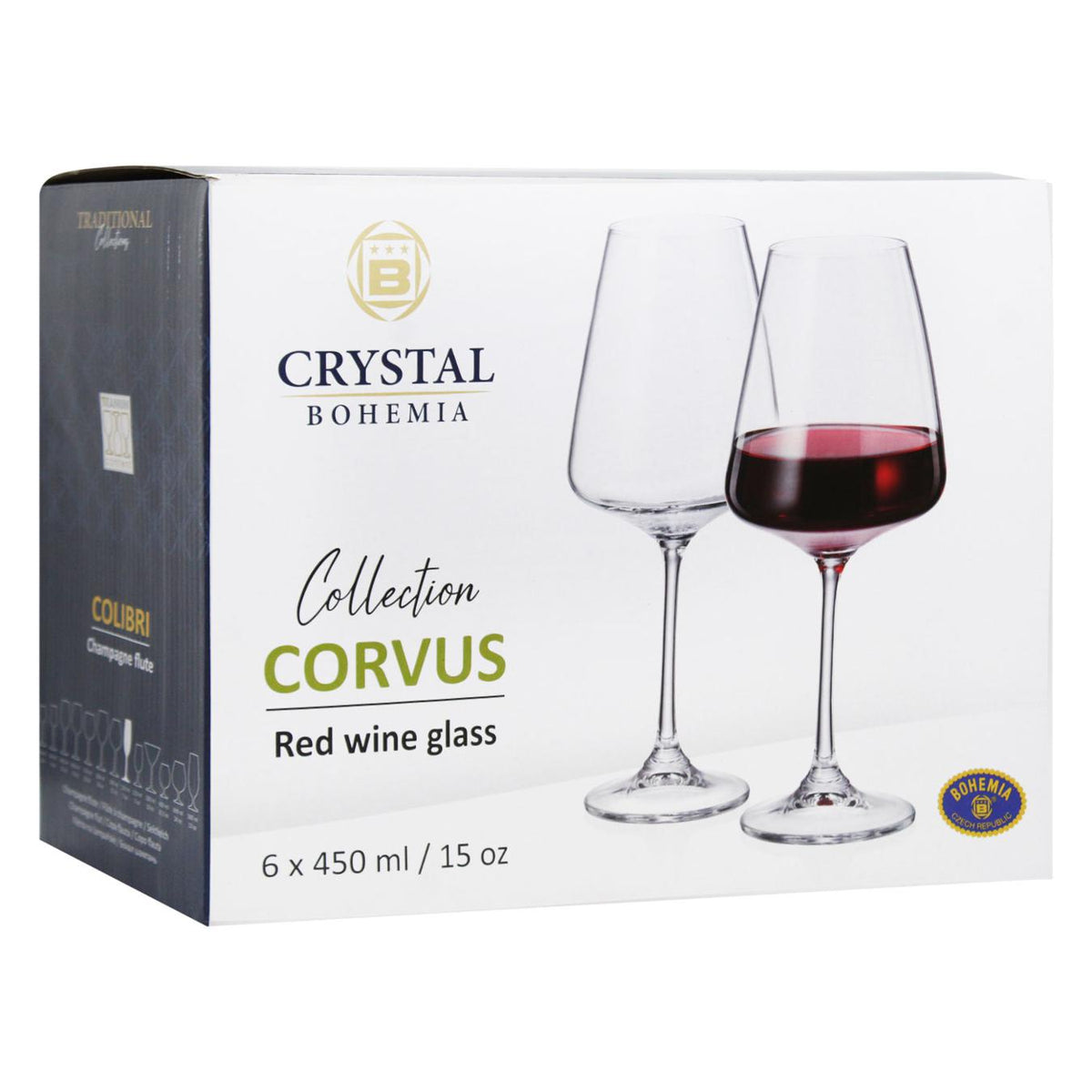 BOHEMIA CORVUS 450ML RED WINE 6PCS — Dear Home