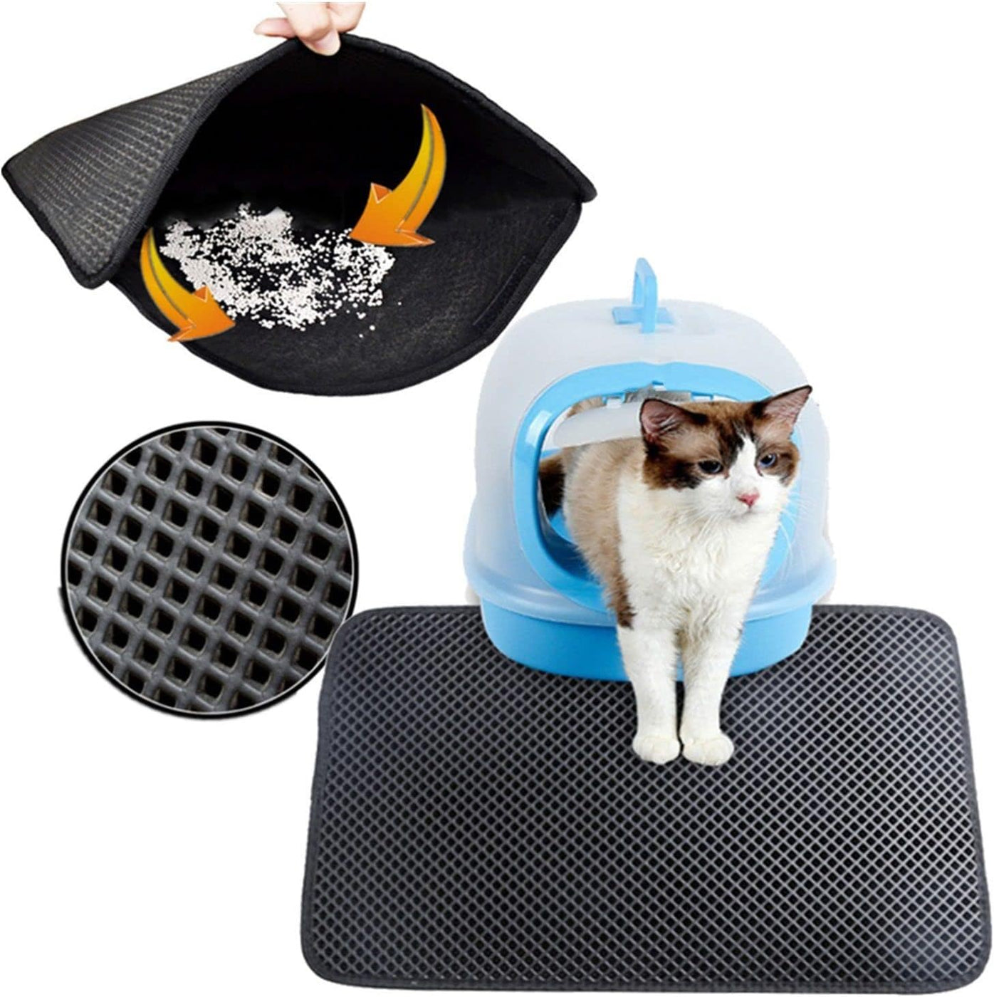 Cat Double Layer Litter Mat 60x45cmDP157 — Dear Home