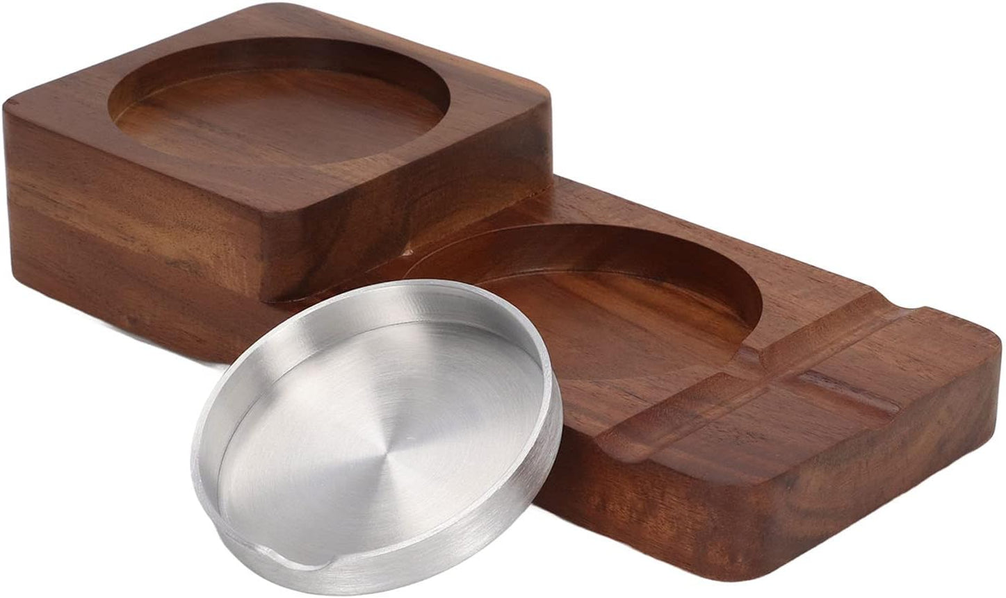 Wood Cigar Ashtray & Cup Holder X1311 — Dear Home