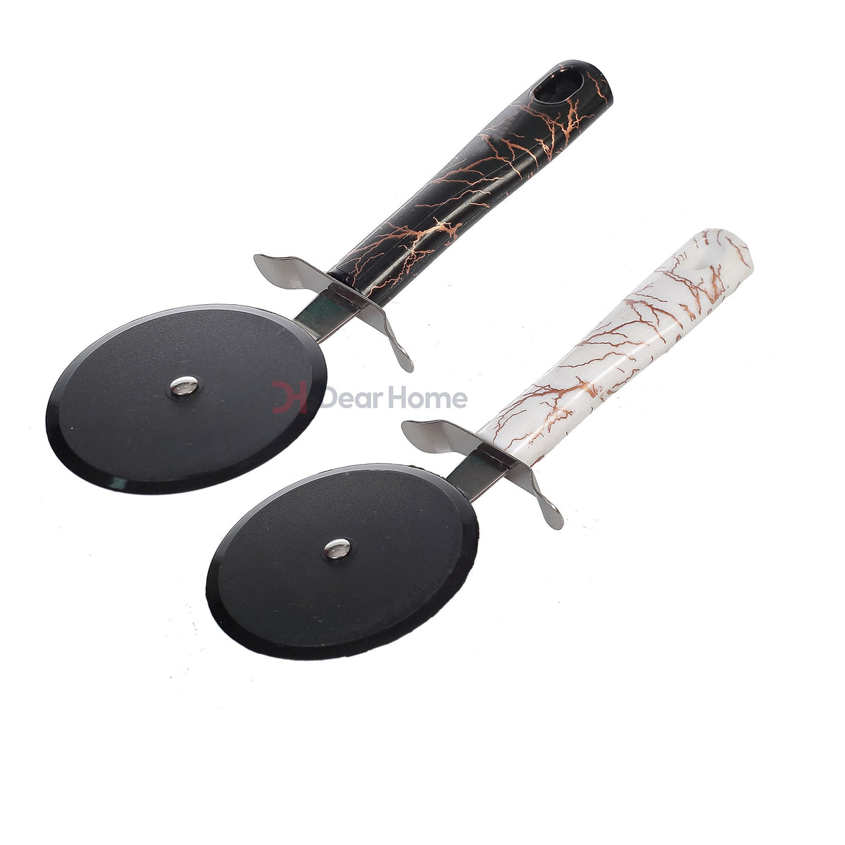 Marble Teflon Pizza Cutter — Dear Home