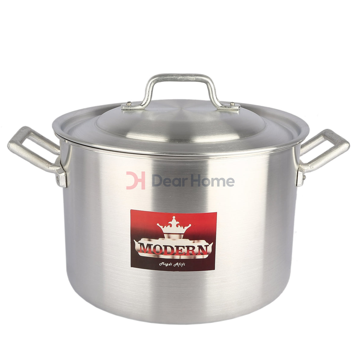 Modern Aluminium 40Cm / 36L Pot With Lid — Dear Home
