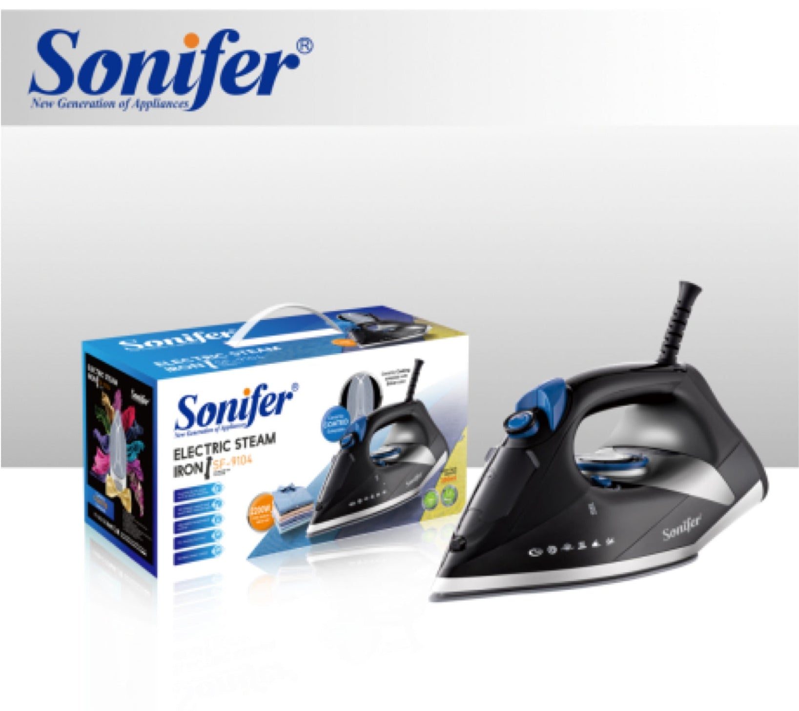 Sonifer 2200W Electric Steam Iron 2200W SF-9104 — Dear Home