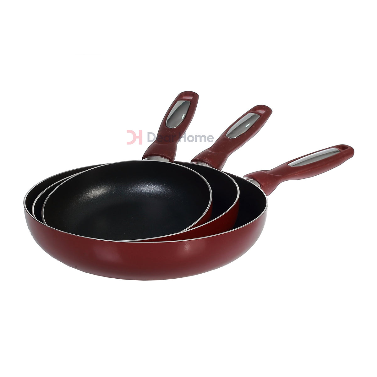 Non Stick Teflon 3Pcs Fry Pan Set — Dear Home