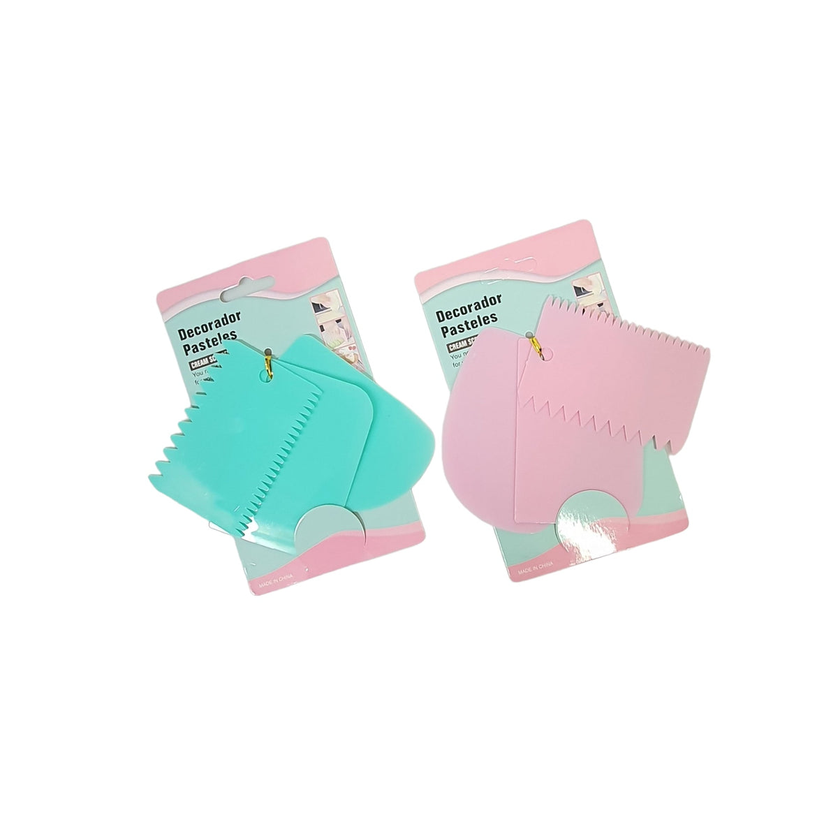 CREAM SPATULA AND DOUGH CUTTER 3PCS SET X362 MIX COLOR — Dear Home